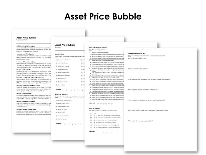 Asset Price Bubble | Teaching Resources