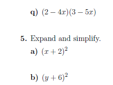 Expanding brackets and factorising worksheet (with solutions ...