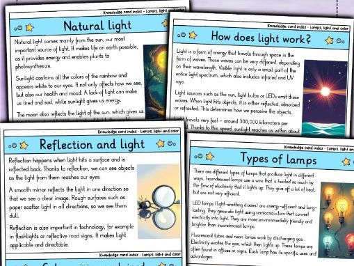 Lamps, Light and Color | Physics | Illumination, Waves & Perception ...