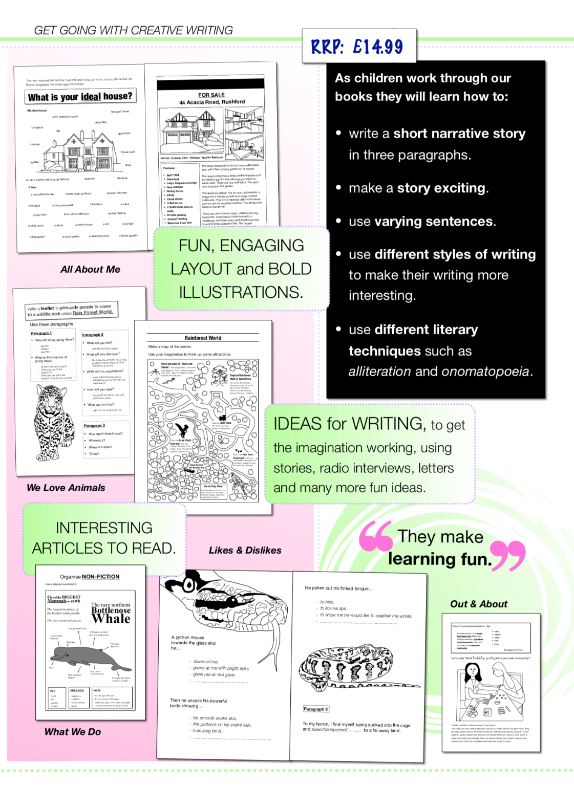 Lots Of Writing Tasks About The Rainforest (7-13 years) | Teaching ...