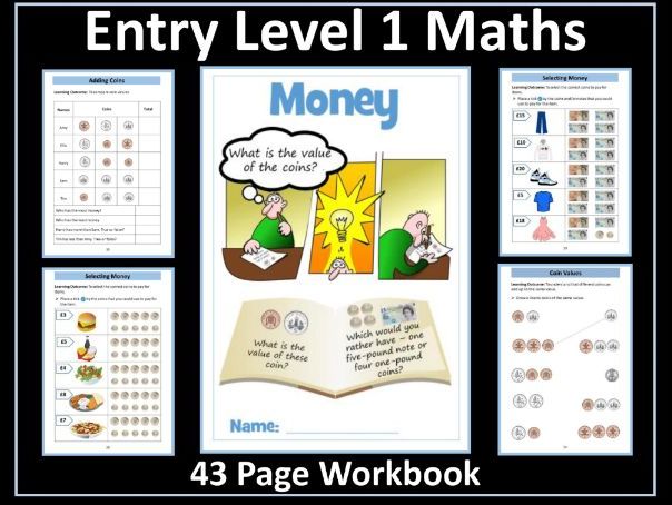 AQA Entry Level 1 Maths Bundle | Teaching Resources