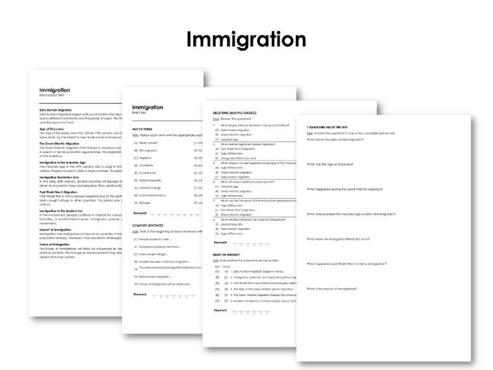 Immigration | Teaching Resources