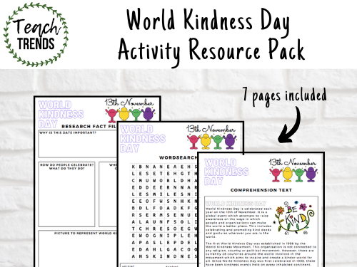 World Kindness Day Activity Pack Resources | Teaching Resources