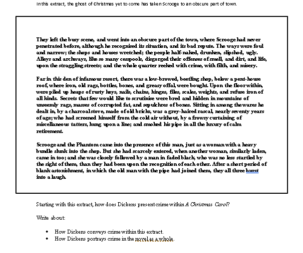 A Christmas Carol GCSE Model Answer Full Marks Teaching Resources a-christmas-carol-gcse-model-answer-full-marks-teaching-resources