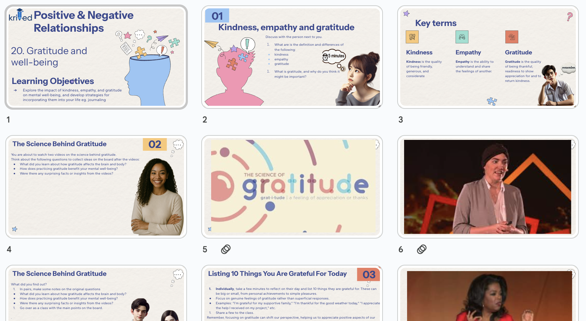 Gratitude and wellbeing - KS4 Year 10 PSHE on Mental Wellbeing and ...