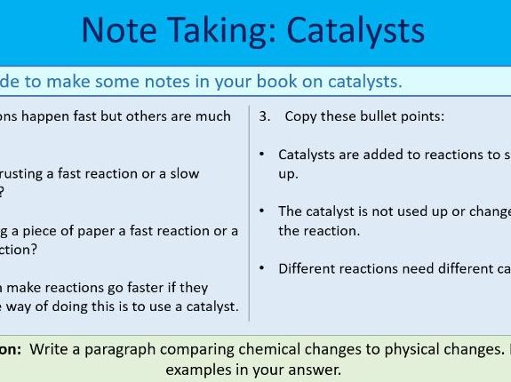 Chemical Reactions ~ KS3 ~ Year 7 | Teaching Resources
