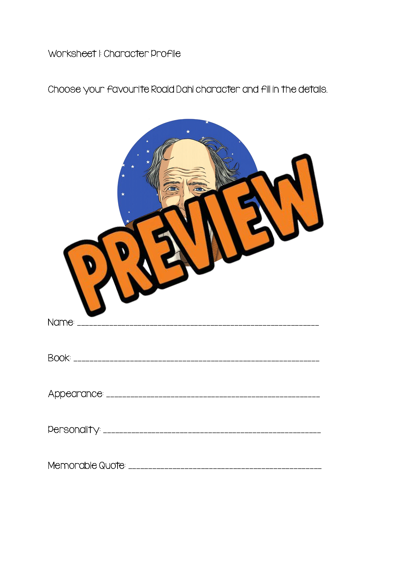 Roald Dahl Day Resources KS2 – Activity Book with Worksheets, Word ...