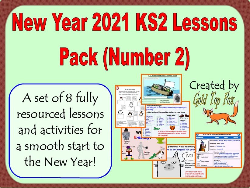 New Year 2021 KS2 Lessons Pack (Number 2) | Teaching Resources