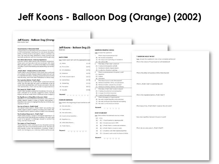 Jeff Koons - Balloon Dog (Orange) (2002) | Teaching Resources