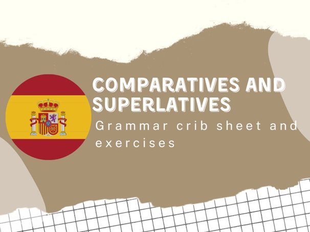 Spanish Comparatives and Superlatives | Teaching Resources
