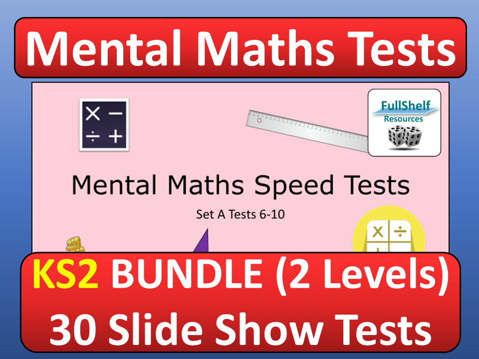 Mental Maths Tests KS2 Teaching Resources