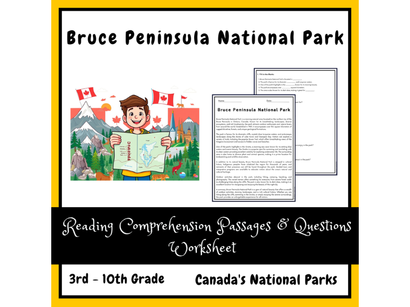 Bruce Peninsula National Park - Canada's National Parks Reading ...