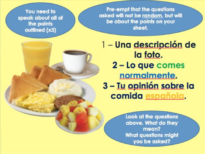 KS3/4 Spanish - Preparation for Listening and Speaking Assessments ...