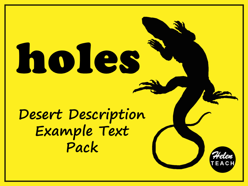 Holes Desert Description Model Text Pack With WAGOLL Feature Find Holes Desert Description Model Text Pack With WAGOLL Feature Find