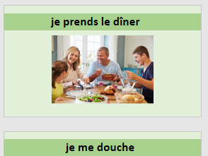 Secondary French resources: daily routine