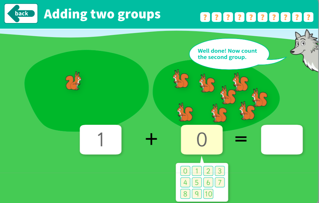Addition To 10 Adding Two Groups Interactive Game EYFS Number 