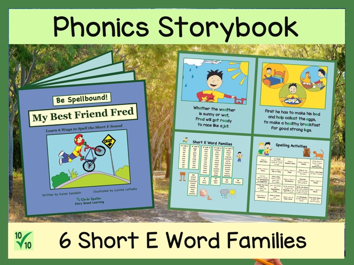 Phonics eBook Stories for Long and Short Vowel Sounds with Play Based ...