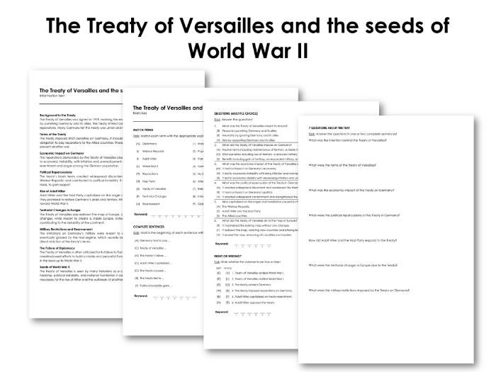 The Treaty of Versailles and the seeds of World War II | Teaching Resources