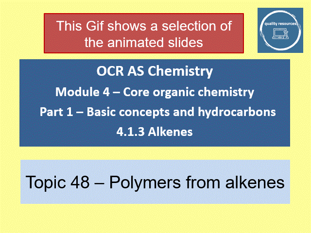 Polymers from alkenes OCR AS Chemistry | Teaching Resources