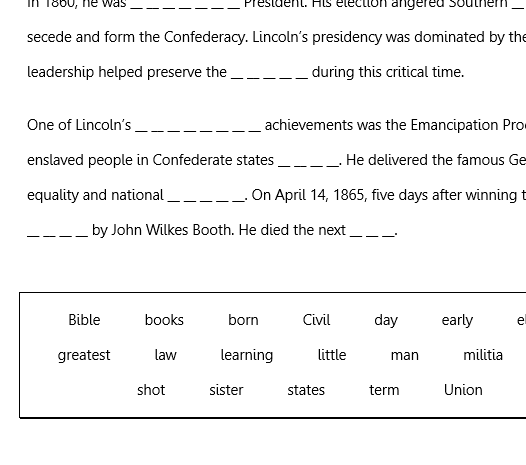 Jefferson Davis - Abraham Lincoln: highly differentiated and flexible ...