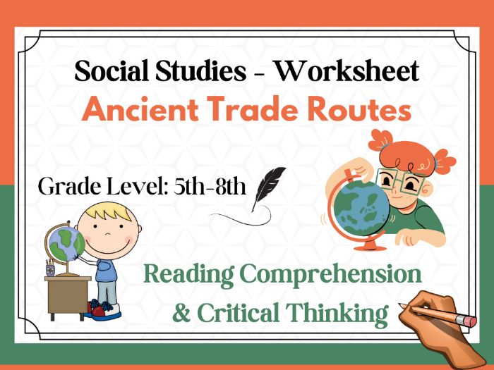 Ancient Trade Routes: Reading Comprehension Passages & Questions ...