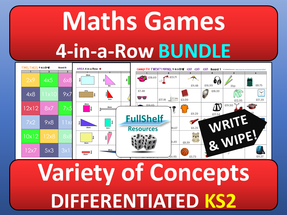 Maths Games KS2 Teaching Resources