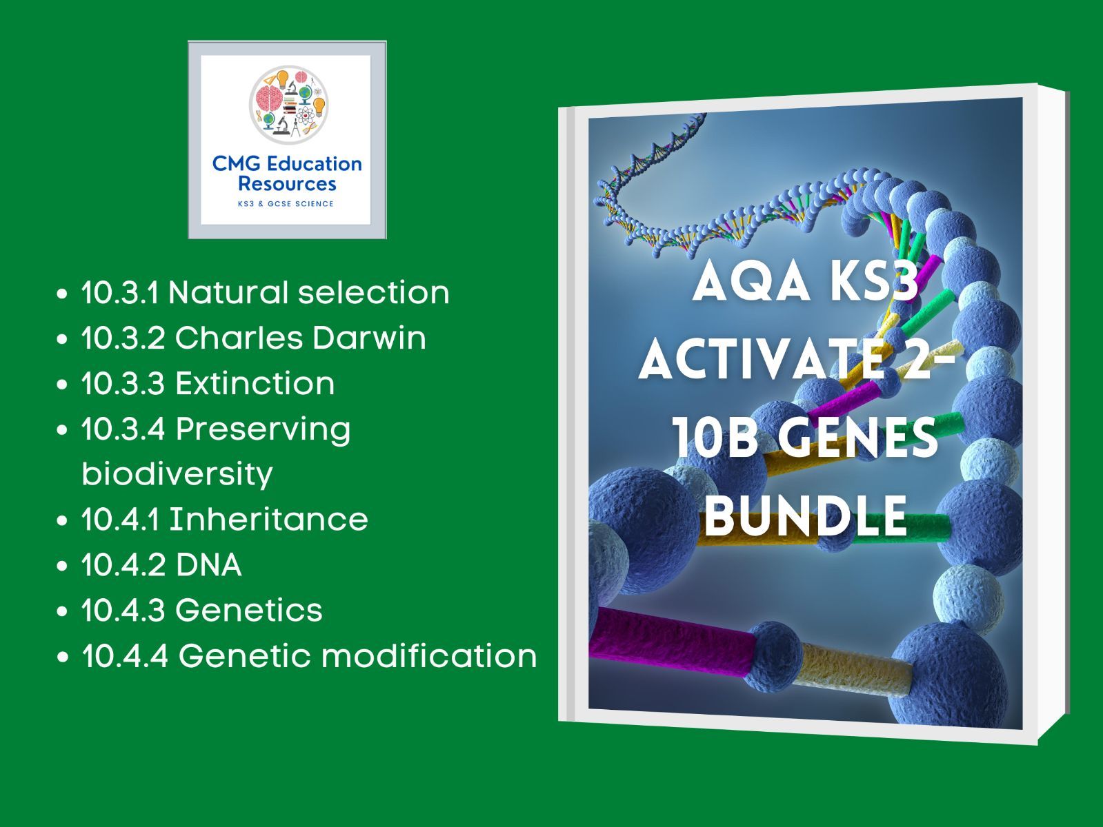 KS3 AQA Activate 2- 10b Genes bundle | Teaching Resources