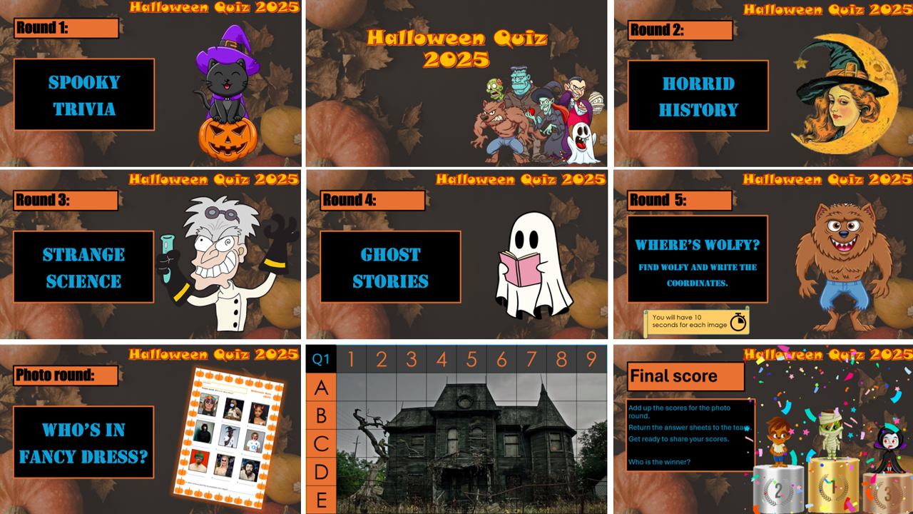 Halloween Quiz 2025 | Teaching Resources