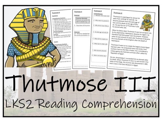 LKS2 Ancient Egypt Reading Comprehension & Writing Bundle | Teaching ...