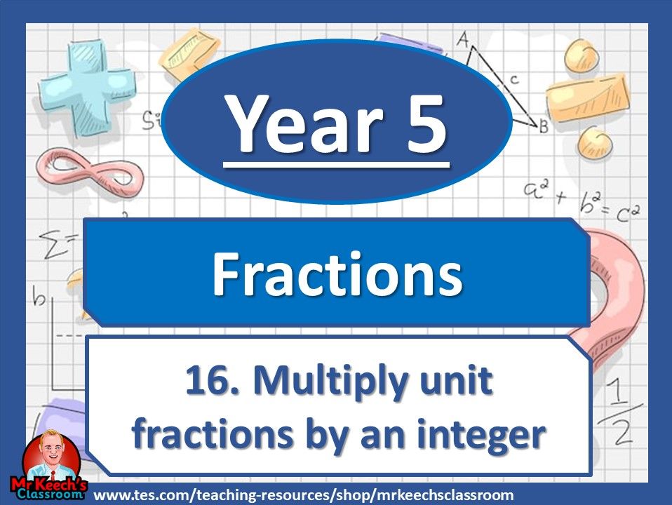 Year 5 Fractions Multiply Unit Fractions By An Integer White Rose