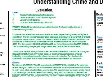 Understanding Crime 2 AQA Sociology A-Level | Teaching Resources