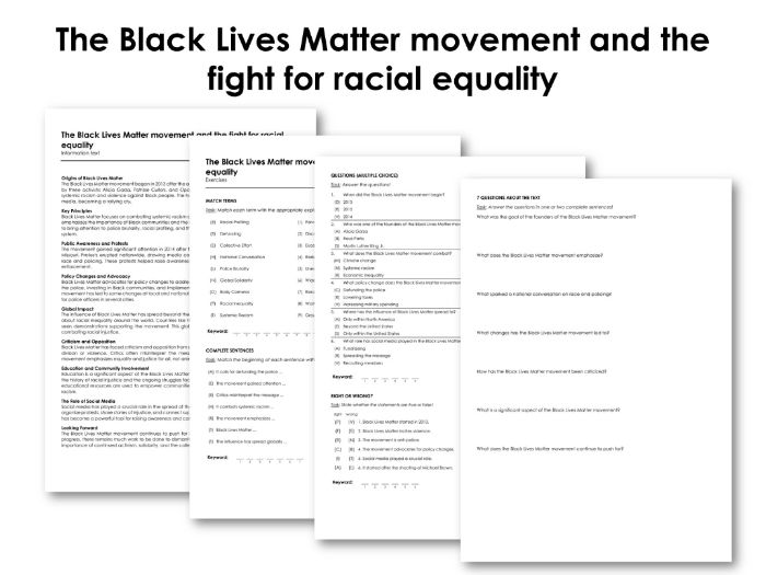 The Black Lives Matter Movement And The Fight For Racial Equality