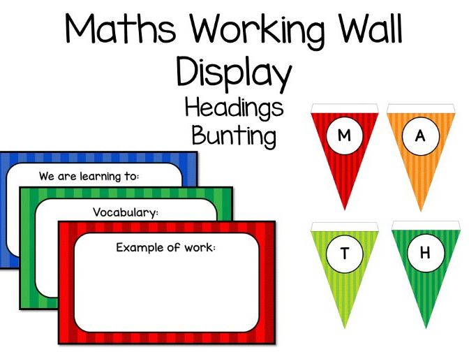 Classroom Display pack bright stripes | Teaching Resources