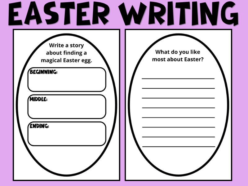 Easter Writing Templates | Bunny & Egg Prompts Worksheets KS1 KS2 ...