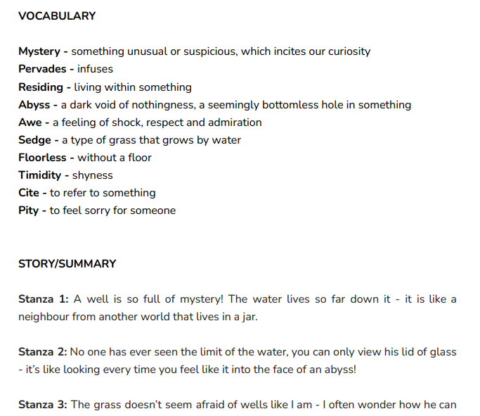 'What mystery pervades a well!' by Emily Dickinson - Complete Study ...