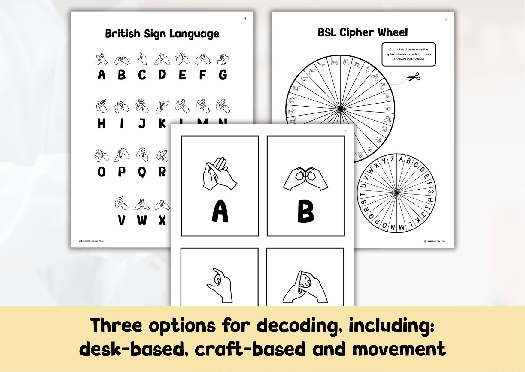 Introduction to British Sign Language Codebreaker Activity with BSL ...