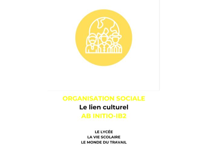 French Cultural Link Social Organisation Ab Initio IB2 | Teaching Resources