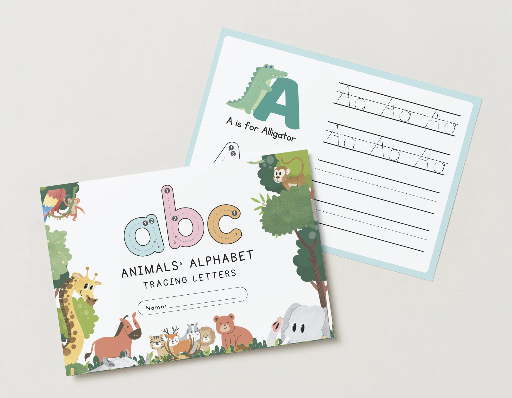 Alphabet Spelling Worksheet Bundle A–Z – Unscramble the Words, Picture ...