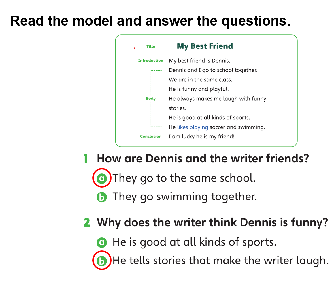 All About My Friend – Fun Writing Lesson for Grades 2–4 | Teaching ...