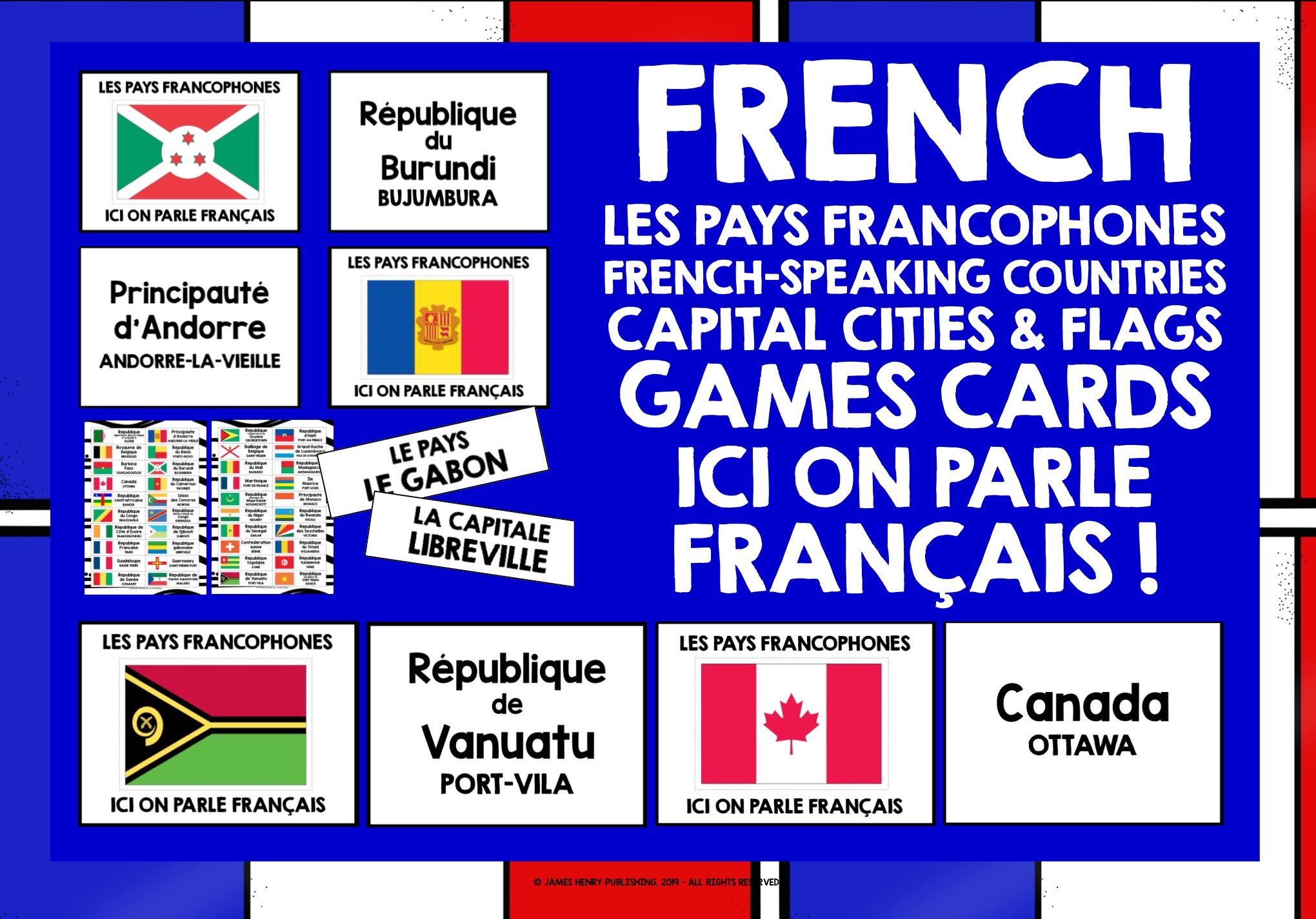 French speaking countries and their capitals
