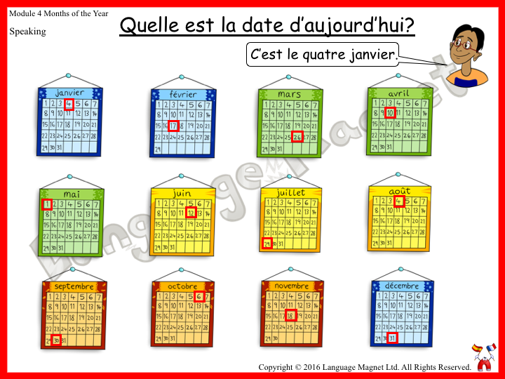 French Months of the Year | Teaching Resources