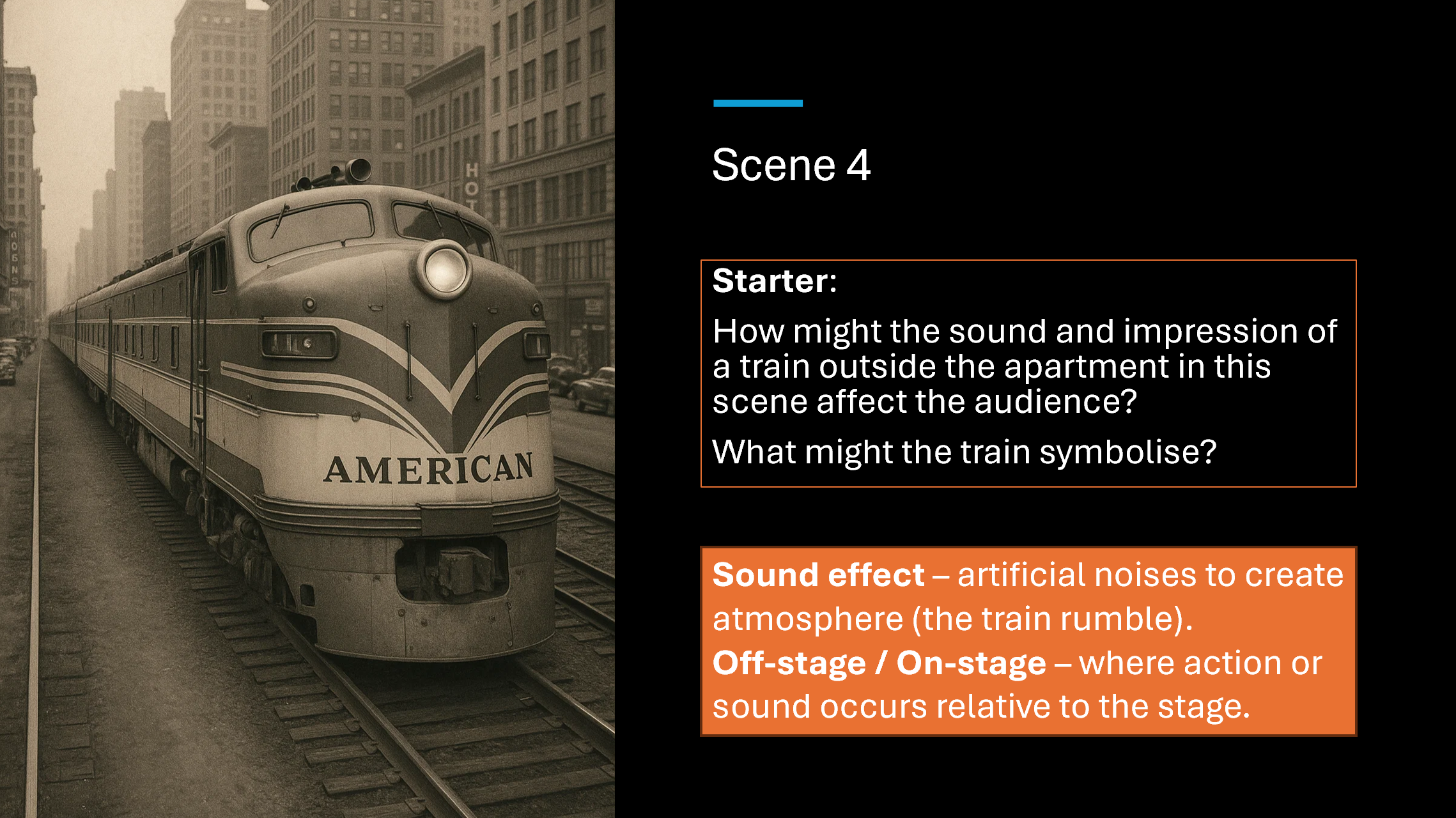 A Streetcar Named Desire: Scene 4 | Teaching Resources