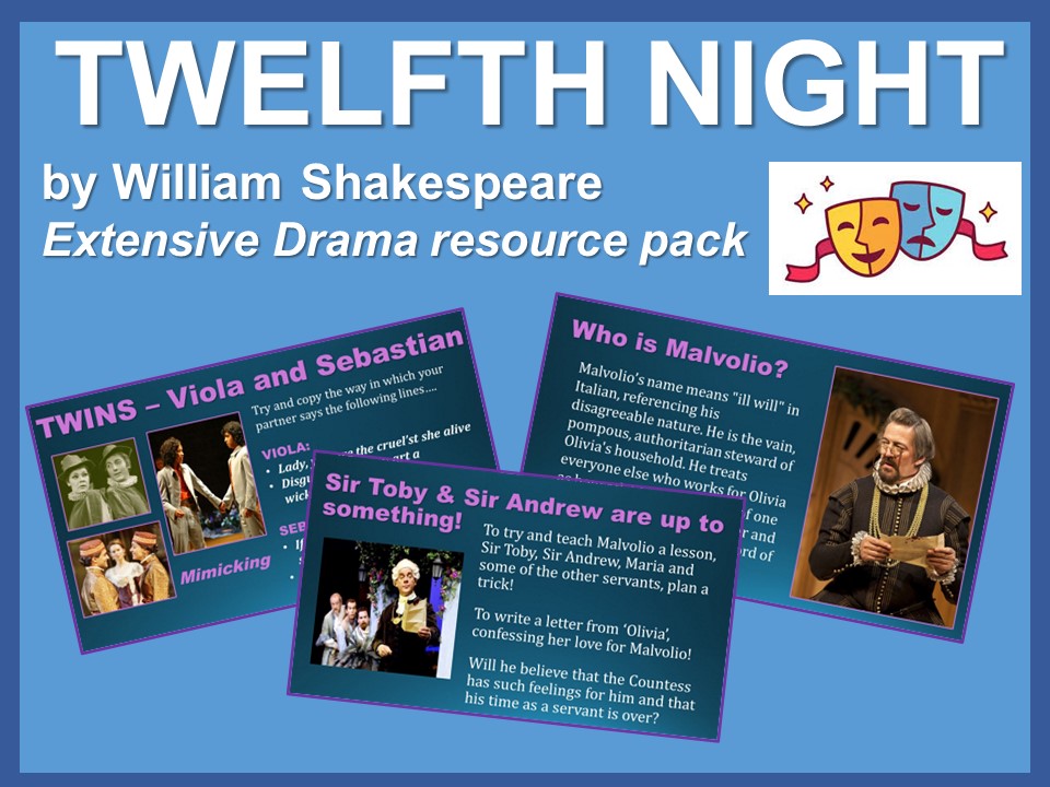 Shakespeare DRAMA Bundle: Romeo & Juliet, Macbeth and Twelfth Night ...