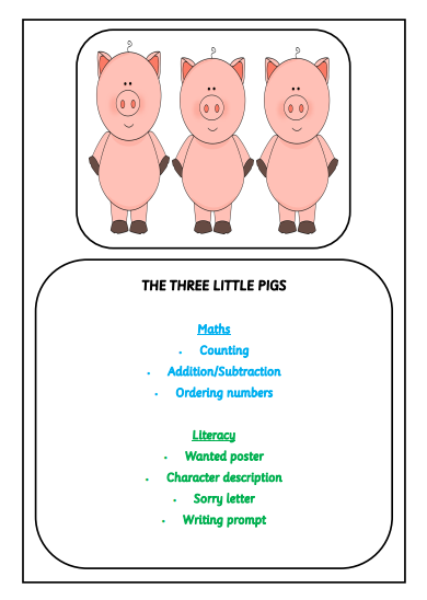 Traditional tales set: The three little pigs | Teaching Resources