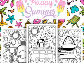 Happy Summer Coloring Pages – 42 Fun & Creative Printable Activities ...