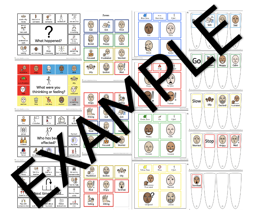 Zones of Regulation set classroom EYFS/ KS1/ KS2 | Teaching Resources