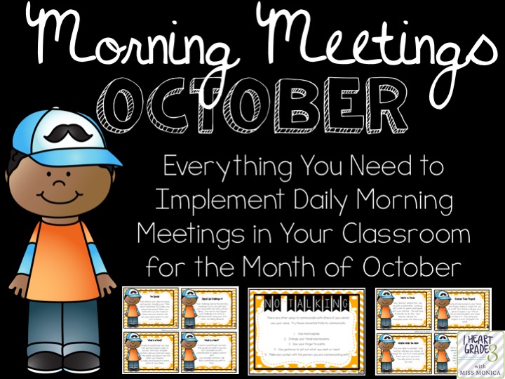 October Morning Meetings | Teaching Resources