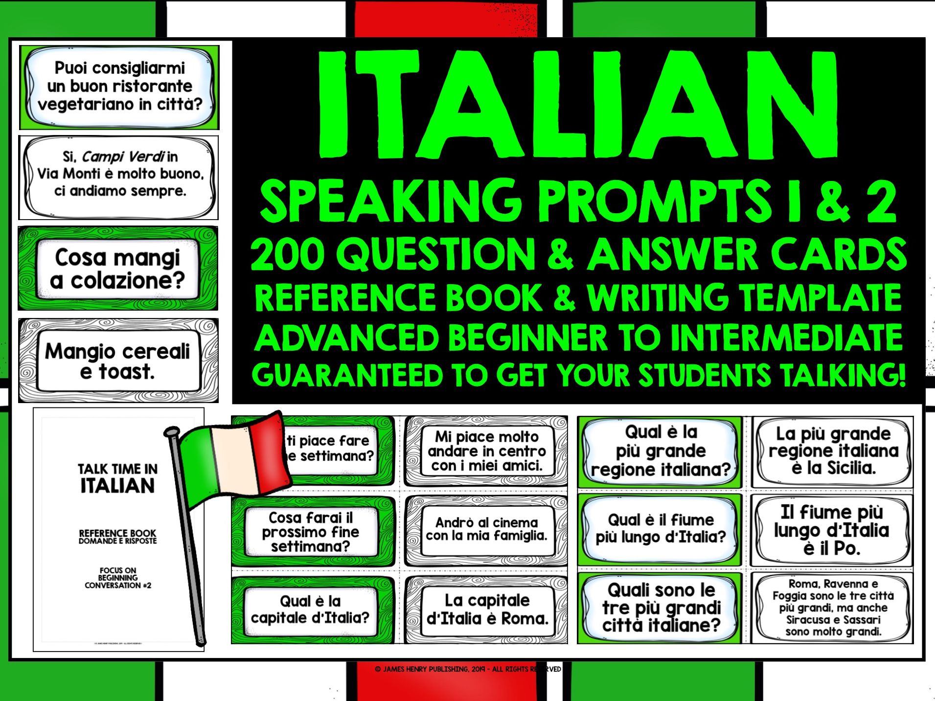 Primary Italian resources: verbs and tenses