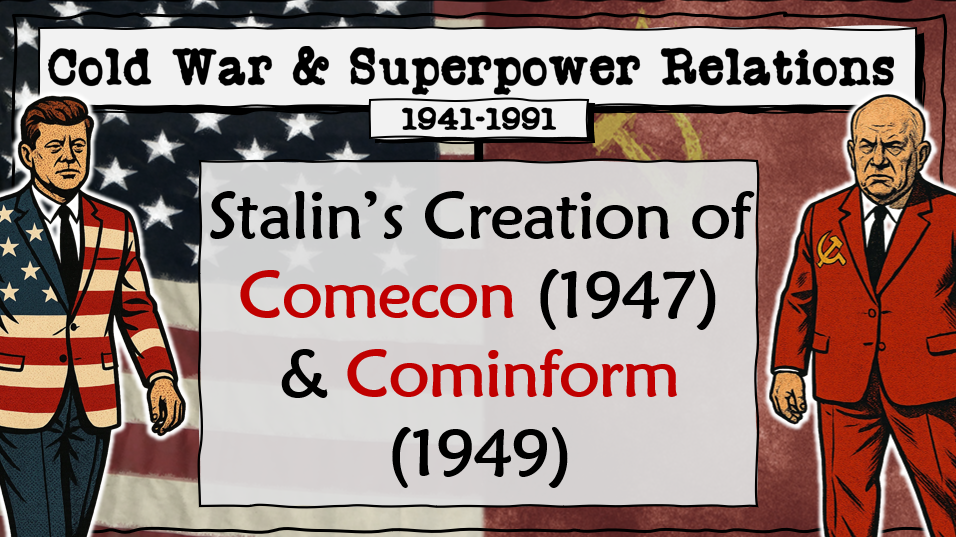 Cominform & Comecon - Cold War & Superpower - GCSE History Edexcel ...