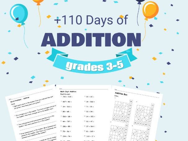 Addition Worksheets for Kids | Teaching Resources